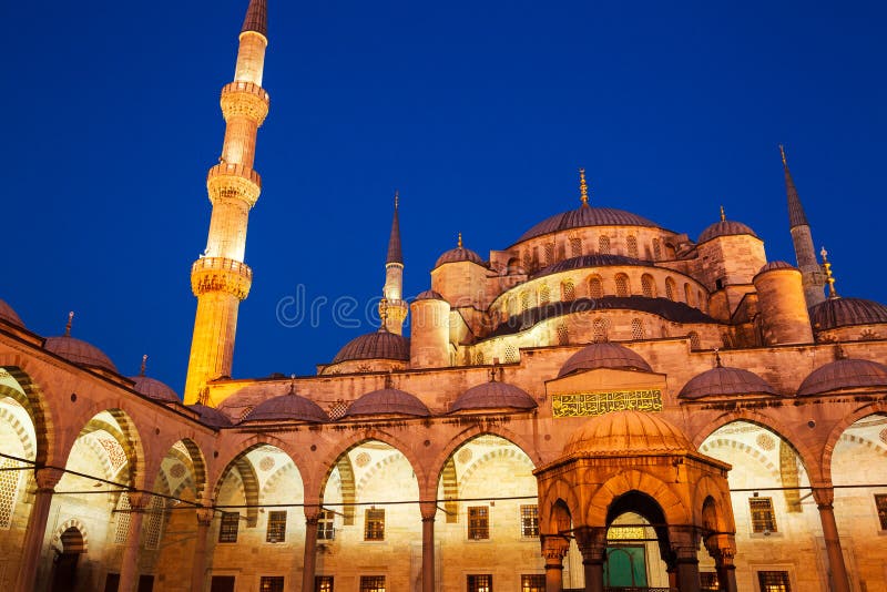 Mosque at Sunset stock image. Image of europe, eastern - 25672655