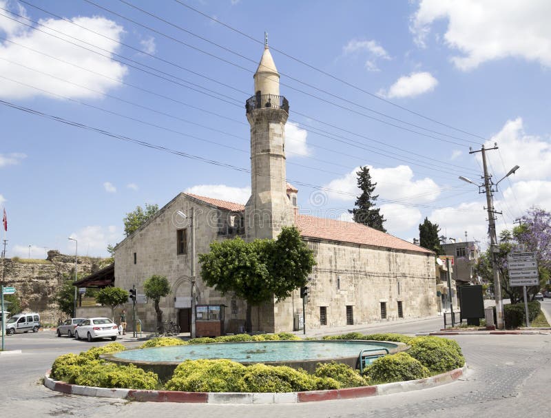 Mosque in Tarsus stock image. Image of building, tower - 47921869