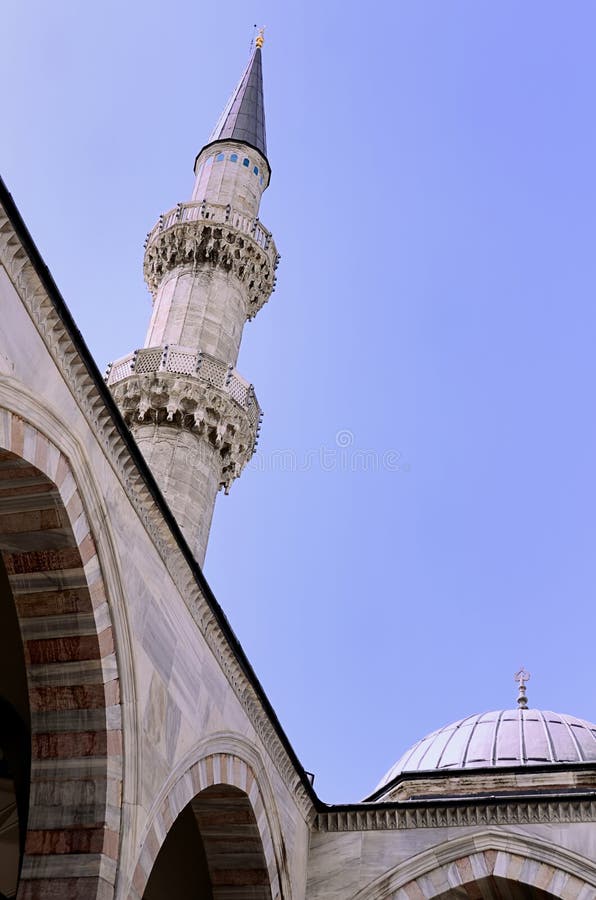 Mosque tower stock image. Image of traditional, muslim - 24654185