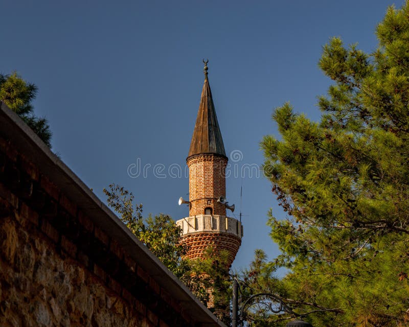 Mosque tower in Alanya stock photo. Image of tower, saint - 269012098