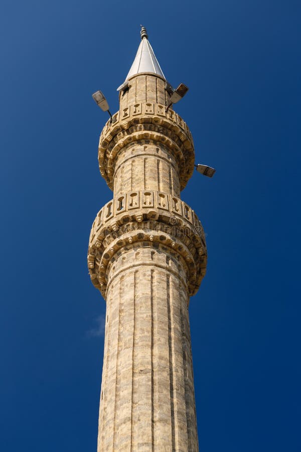 Mosque tower stock image. Image of blue, tall, tower - 34719993
