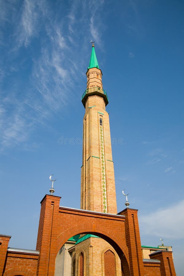 Mosque under the sky stock image. Image of architecture - 3194027