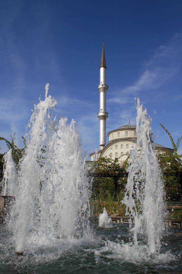 Mosque and water view stock image. Image of ramadan, blue - 90571925