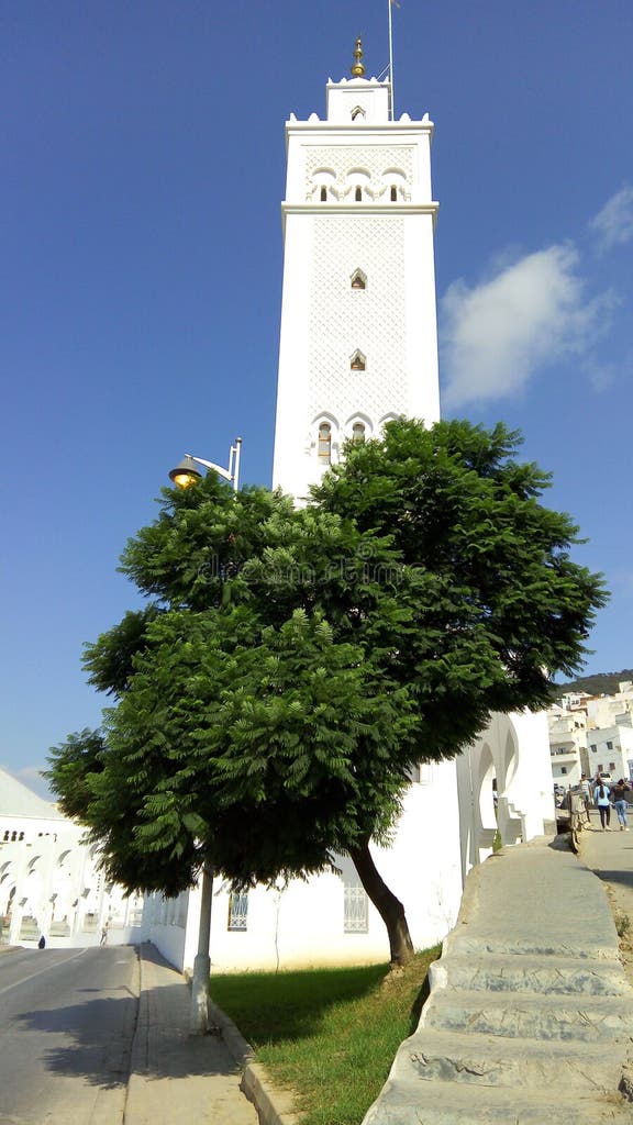 Mosque white silo stock image. Image of mosque, morocco - 99447987