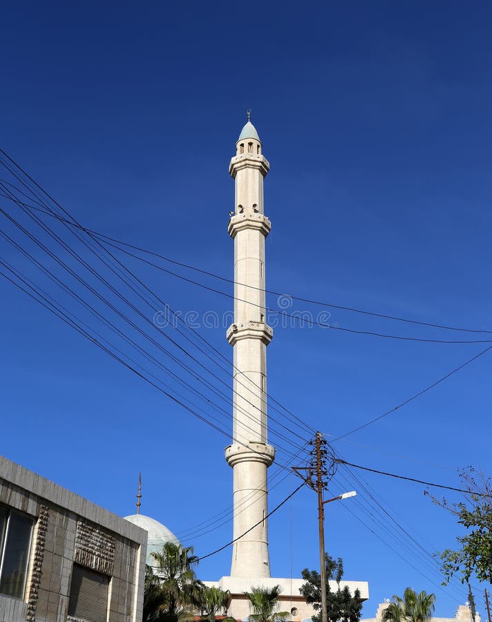 Mosques Architecture in Amman, Jordan, Middle East Stock Photo - Image ...
