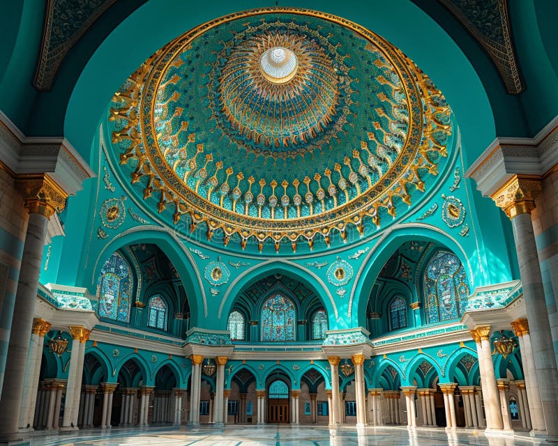 Mosques Dome with Intricate Patterns Close-up Stock Image - Image of ...