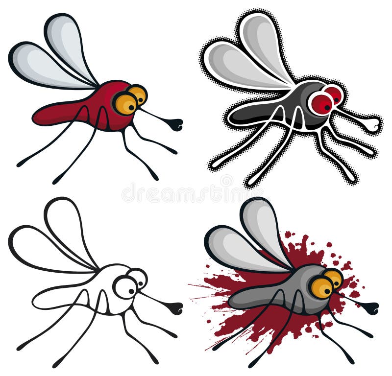 Mosquito stock vector. Illustration of mozzie, animal - 9670533