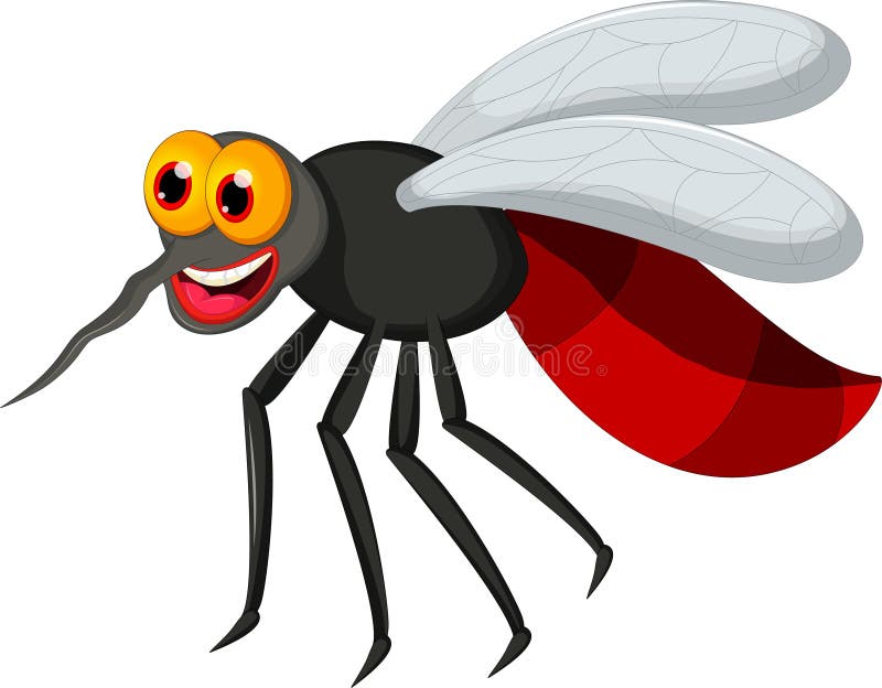 Mosquito cartoon stock vector. Illustration of graphic - 23691512