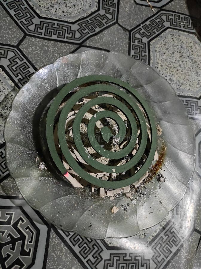 The mosquito coils burn stock photo. Image of plate - 221217762
