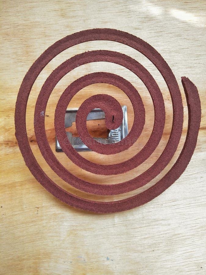 Mosquito Coils are Effective Enough To Repel Mosquitoes Stock Photo ...