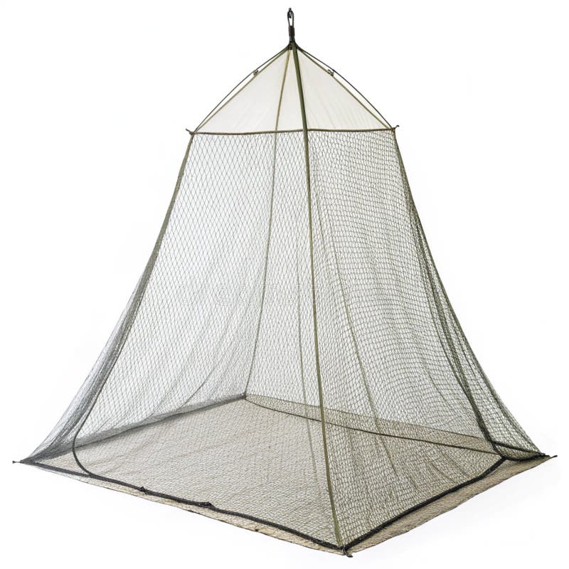 Mosquito Net Vector Illustration Isolated on White Background Stock ...