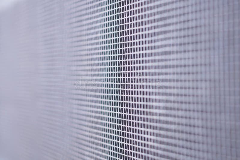 Mosquito Net Wire Screen Closeup on House Window Protection Against ...