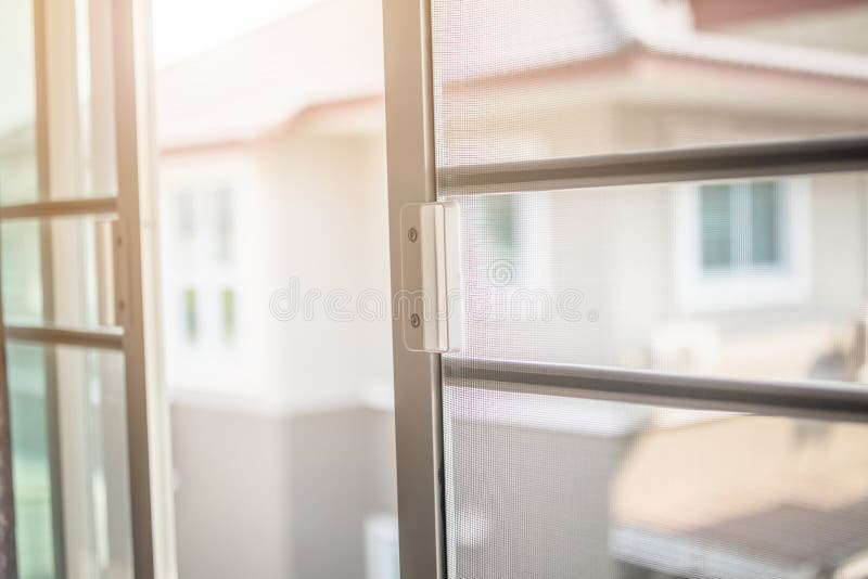 Mosquito Net Wire Screen On House Window Protection Against Insect ...