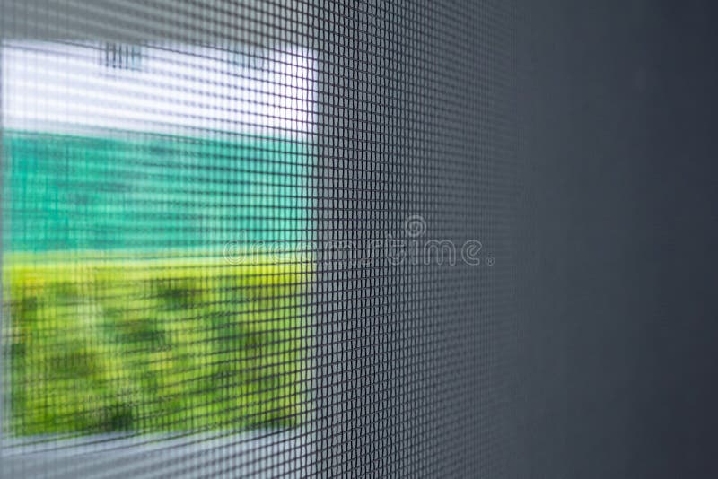 Mosquito Net Wire Screen on House Window Protection Against Insect ...