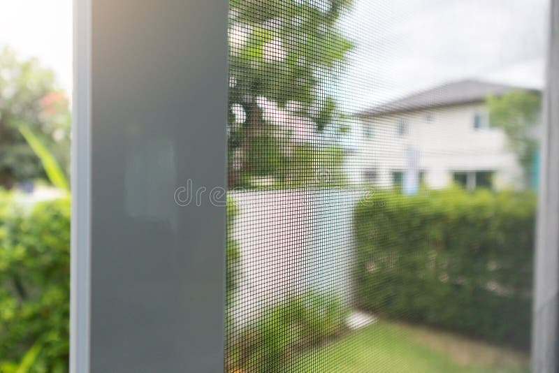 Mosquito Net Wire Screen on House Window Protection Against Insect ...