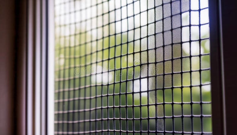 Mosquito Net Wire Screen on House Window Protection Against Insect ...