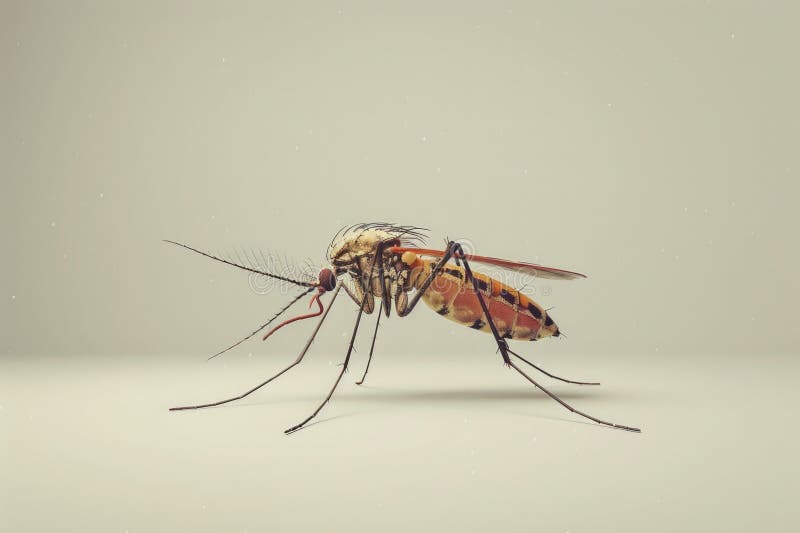 A Mosquito Sitting on a Table, Suitable for Insect Control Products ...