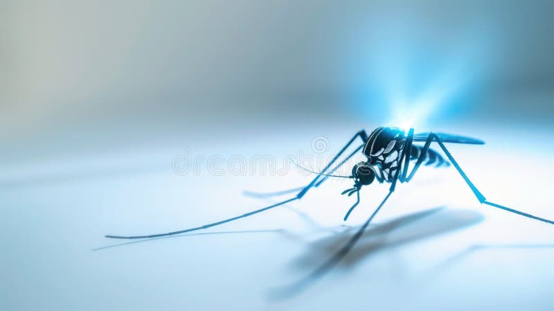 A Mosquito Sitting on a Table, Suitable for Pest Control Ads Stock ...