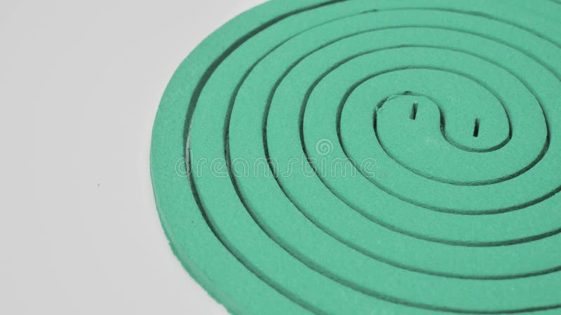 Mosquito Spiral Rotating on a Pinwheel on a White Background Stock ...