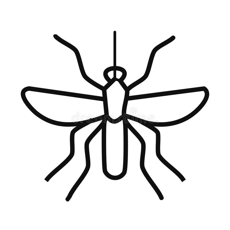 Mosquito vector icon stock vector. Illustration of insect - 359954485