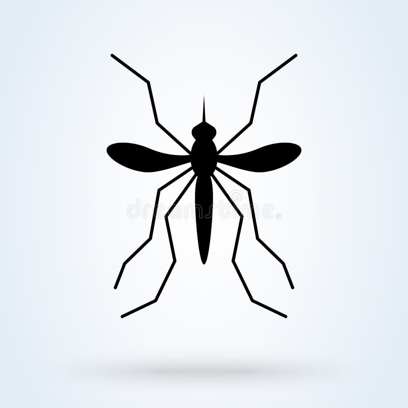 Mosquito. Vector Simple Modern Icon Design Illustration Stock Vector ...