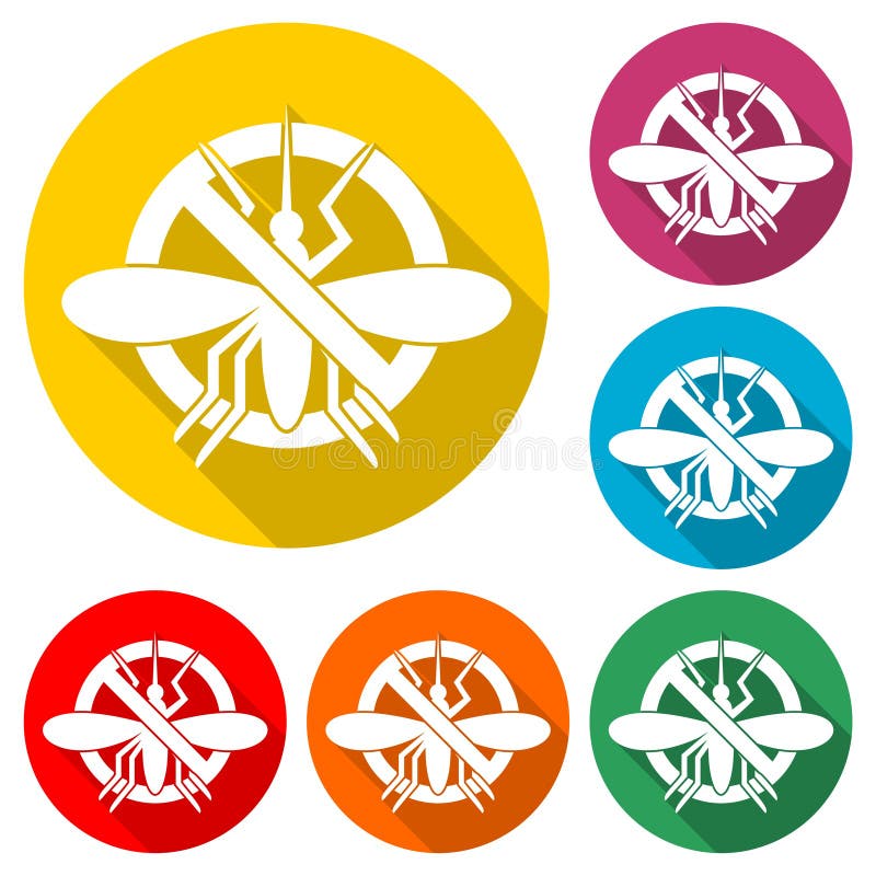 The mosquitoes stop sign stock vector. Illustration of vector - 161150279