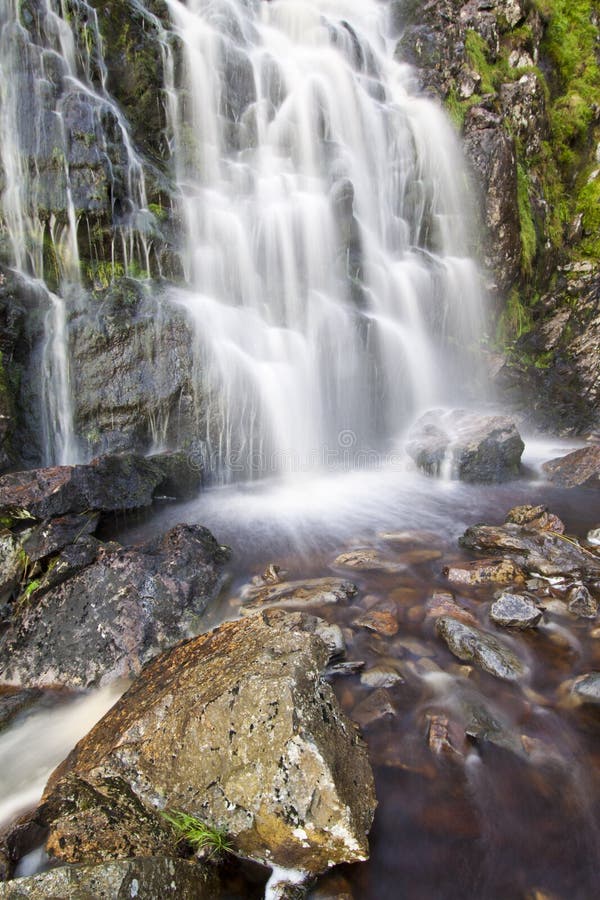 Moss Force Waterfall Lake District National Park Cumbria Uk on a ...