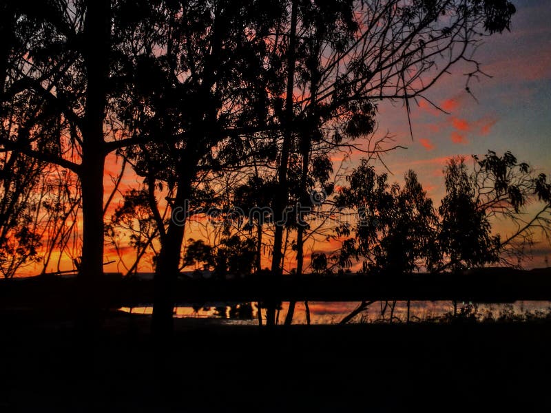 Silhouette sunset stock image. Image of sunset, landing - 179348345