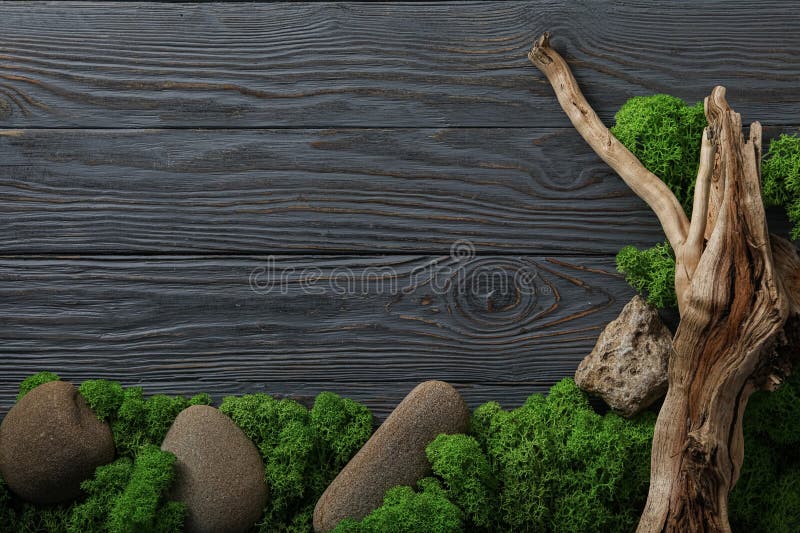 Moss, Space for Text, Concept of Different Backgrounds Stock Photo ...