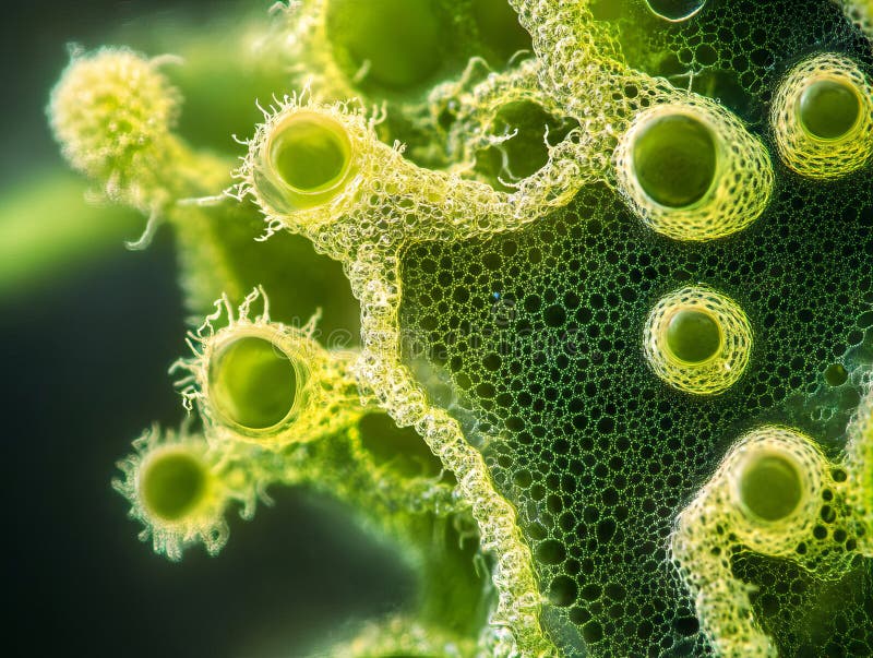 Moss spores stock illustration. Illustration of nature - 345426560