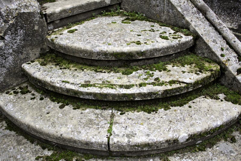 Moss stone staircase stock image. Image of nature, outdoors - 137600613