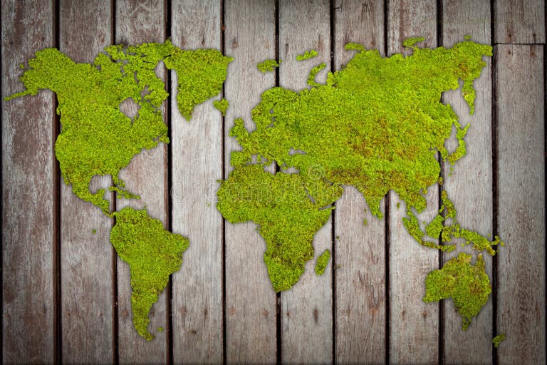 Moss world-map stock illustration. Illustration of australia - 28852339