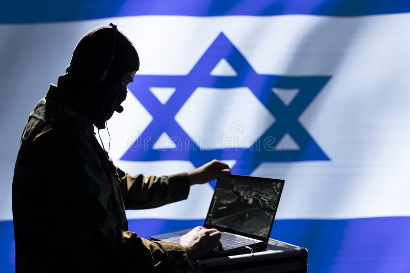 Mossad Operative Using Detection Gear, Analyzing Surveillance Data ...