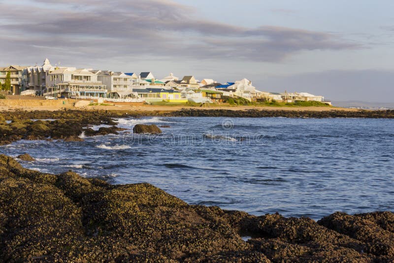 Mossel Bay Point frontage stock image. Image of homes - 63570265