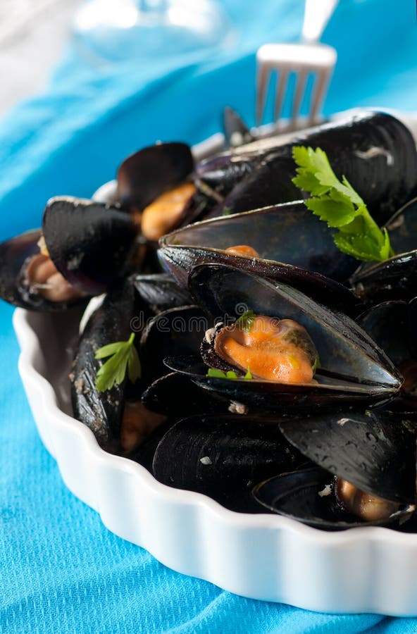 Mosselen stock foto. Image of bier, voorgerecht, schaaldieren - 2245896