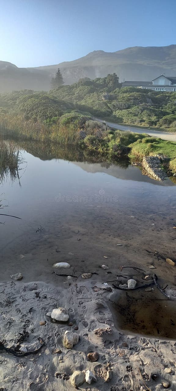 Mossel River Hermanus stock photo. Image of water, rock - 246540368