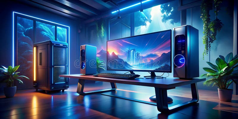 Amazing Gaming Computer Unreal Engine Ethereal Stock Photos - Free ...