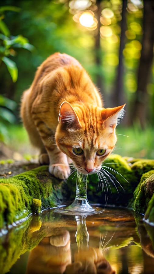 The Most Beautiful and Cute Cat, Graphic Design File Stock Illustration ...