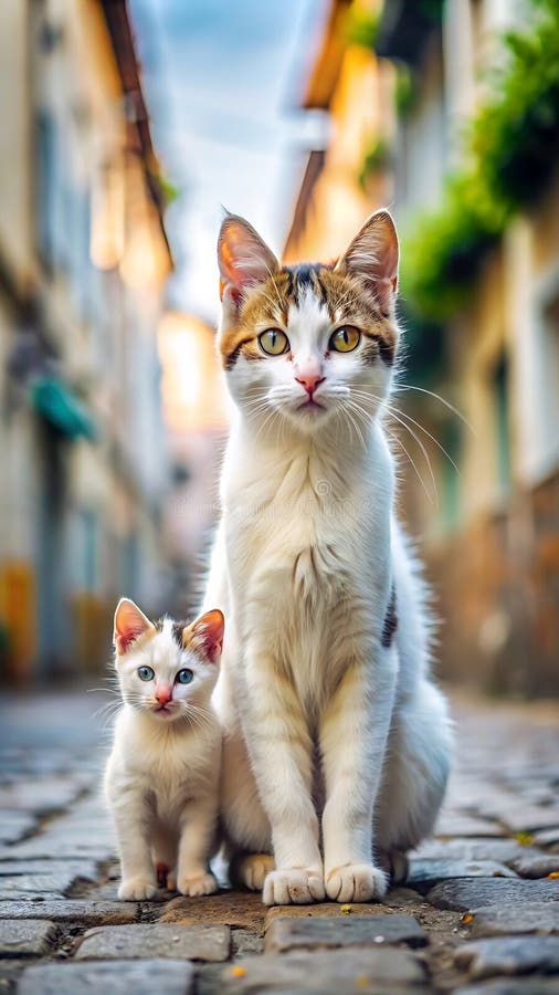 The Most Beautiful and Cute Cat, Graphic Design File Stock Illustration ...