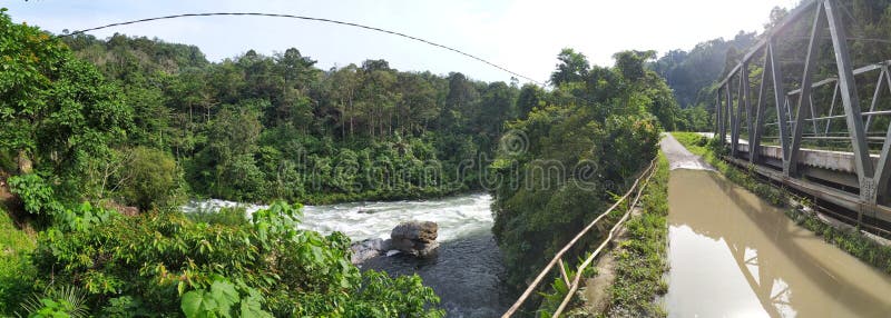 The Most Beautiful and Exotic River Views in Asahan North Sumatra Stock ...