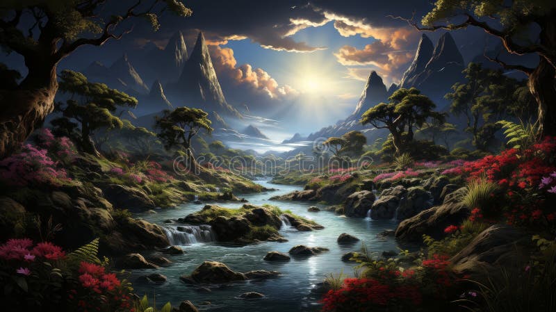 Most Beautiful Nature Wallpapers Textures and Backgroud. Generative AI ...