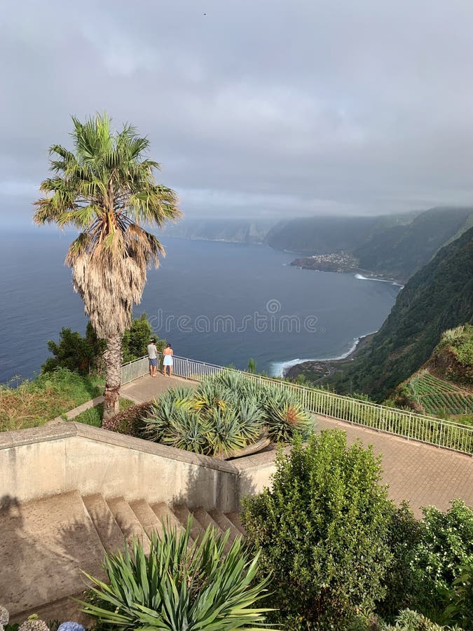 The Most Beautiful View Point of Madeira Stock Image - Image of river ...