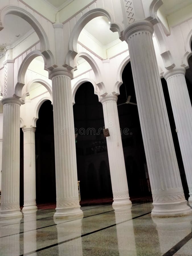 The Most Comfortable Place is the Mosque, the Light in the Night Stock ...