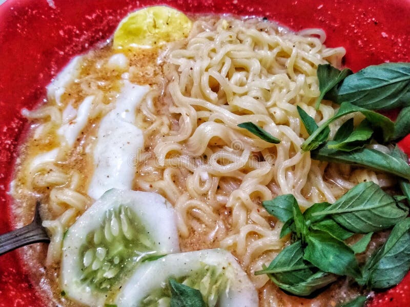 The Most Common Food in the World is Instant Noodles Stock Photo ...