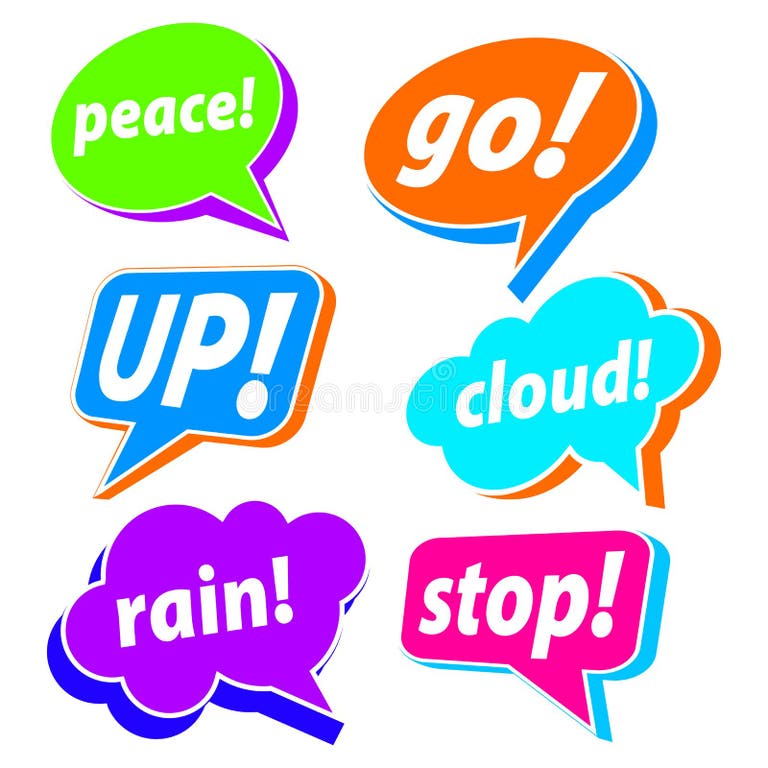 Most common used acronyms stock vector. Illustration of comic - 43368871