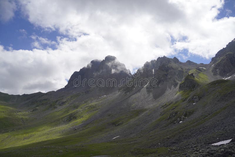 Most dangerous mountains stock image. Image of valley - 253050955