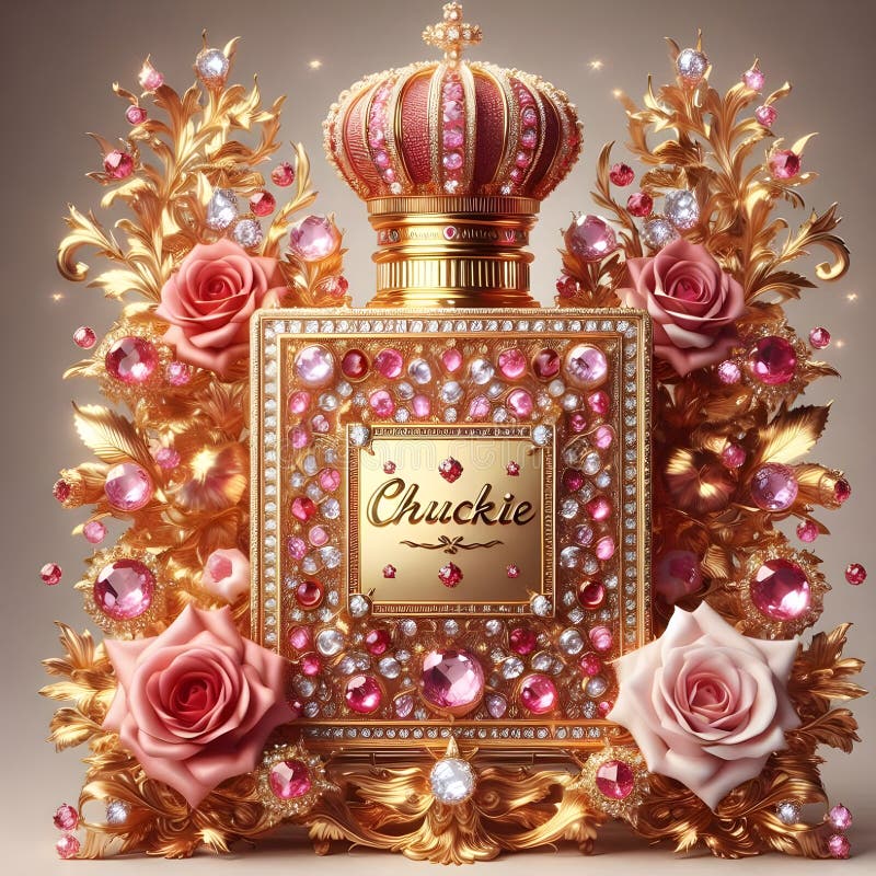 The Most Expensive Perfume in the World. Stock Illustration ...