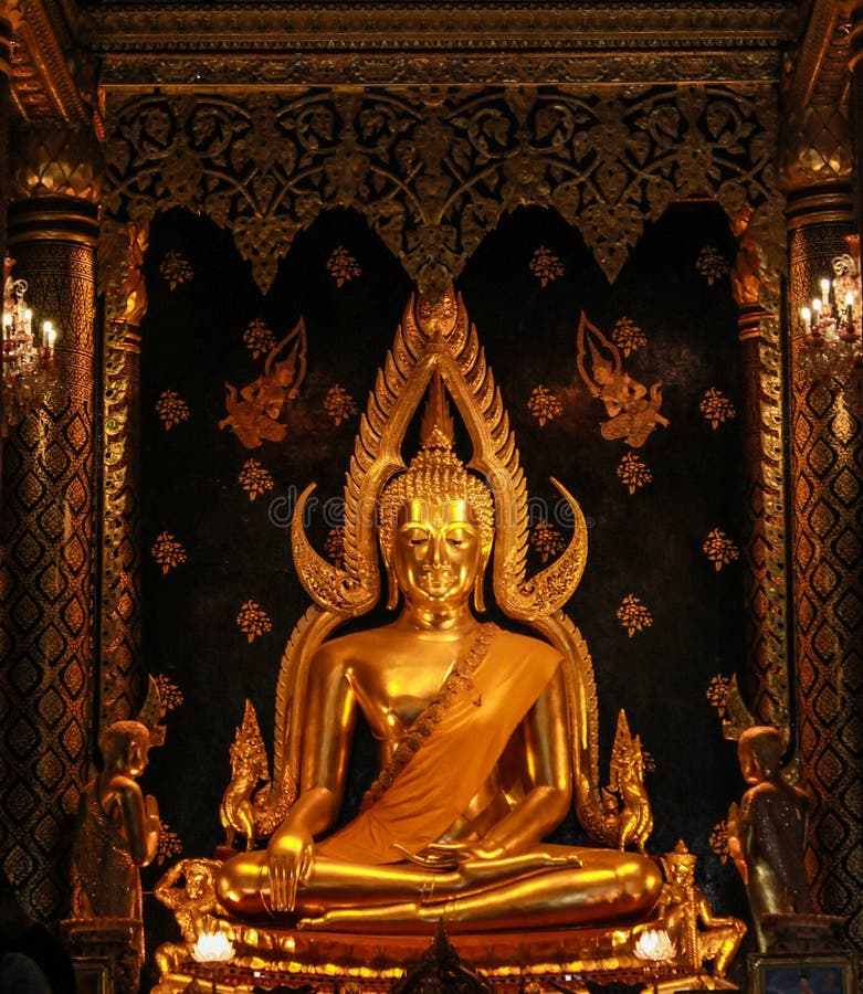 The Most Famous Buddha Image Stock Image - Image of ancient, travel ...