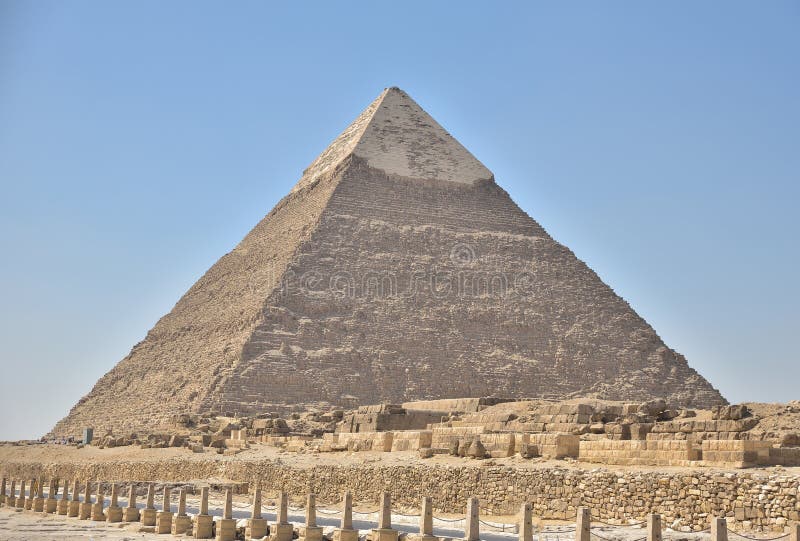 The Famous Pyramids of Egypt. Stock Photo - Image of building, cheops ...