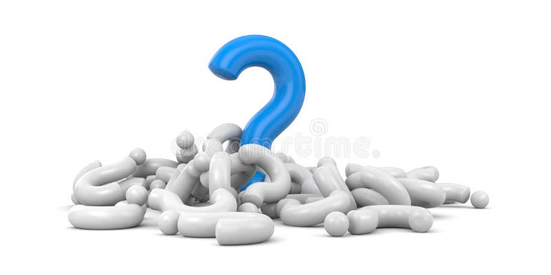 The Most Important Question Stock Illustration - Illustration of mark ...
